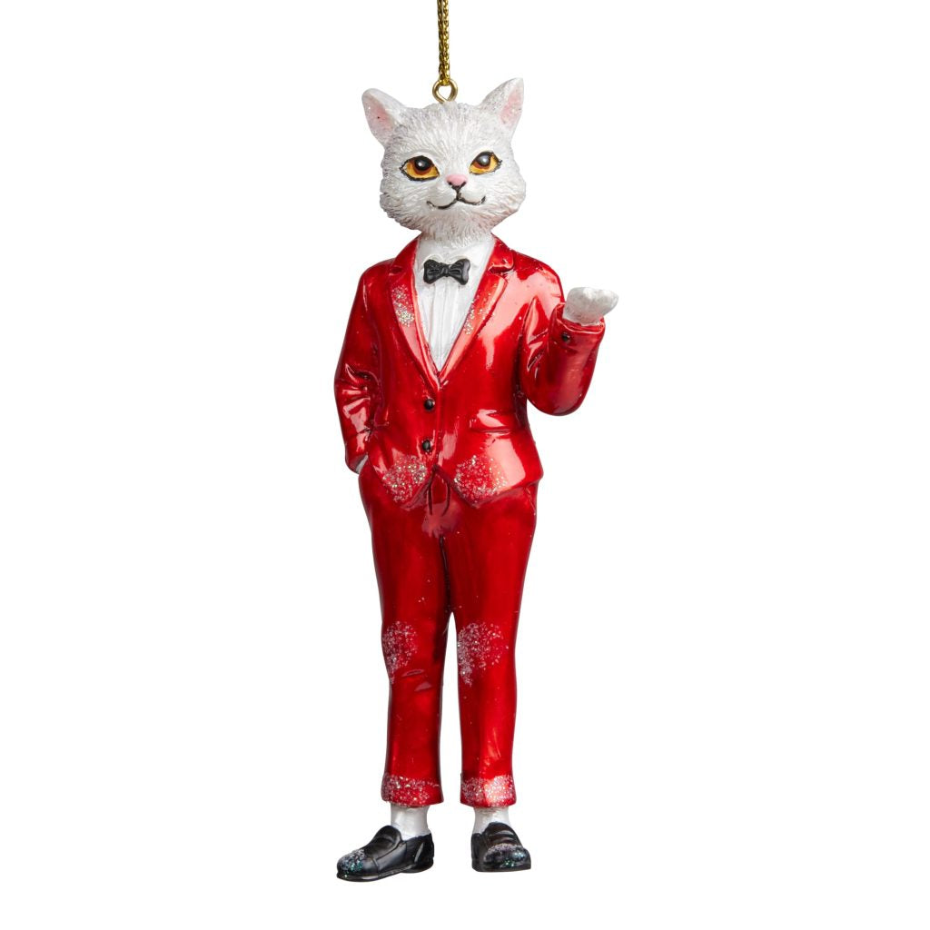 Mr Cat Ornament – The Nice List
